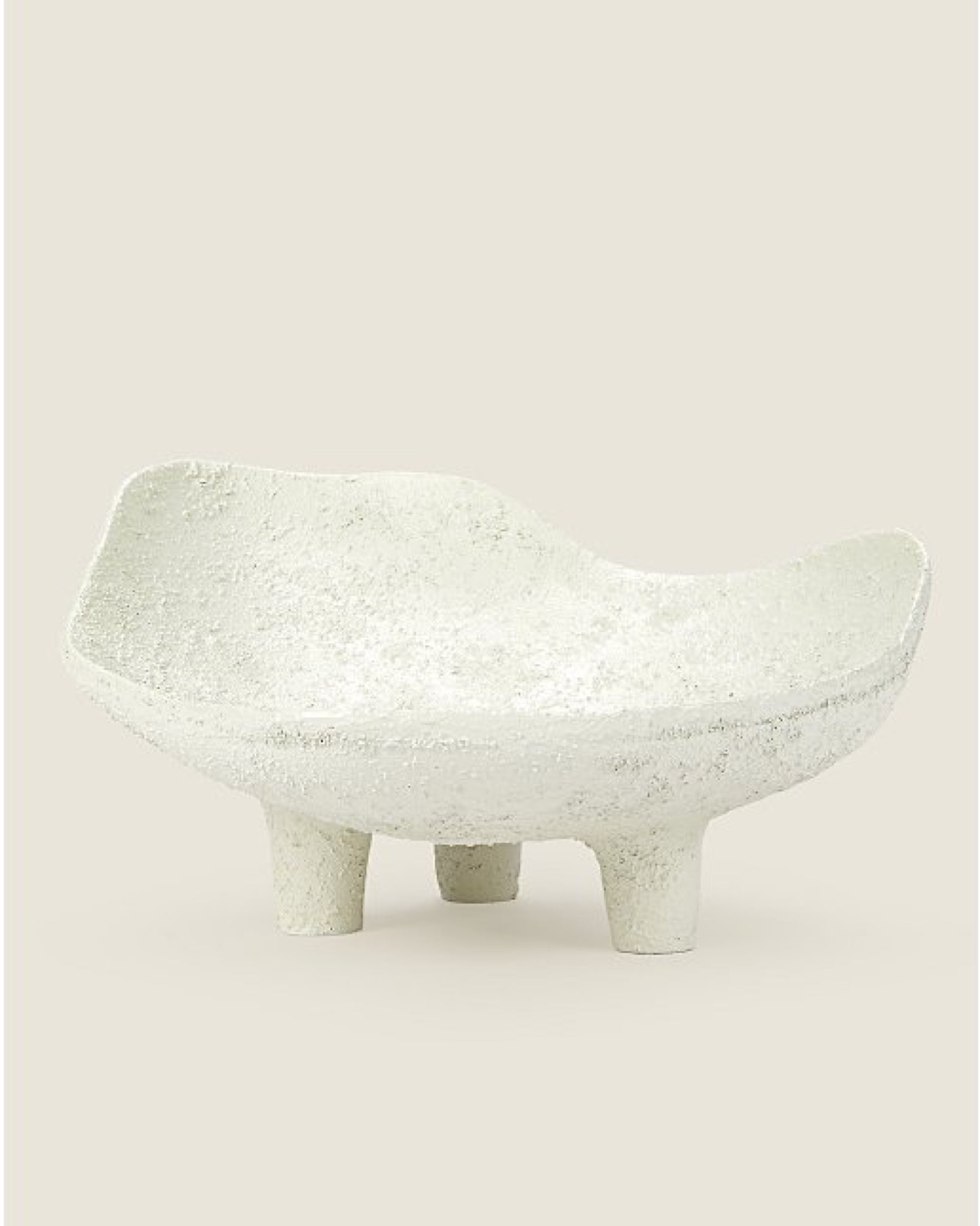 [imperfect] Textured Vintage Pedestal Bowl (Type B- slight crack in th ...