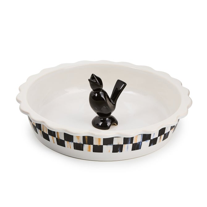 Courtly Check Everyday Pie Plate with Pie Bird 27cm – HÉAS